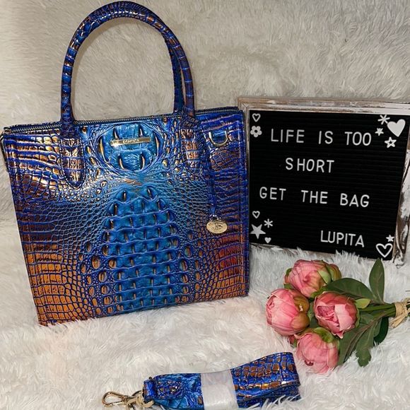 Brahmin | Bags | Brahmindeep Azure Caroline | Poshmark